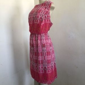 Dress Barn | Dresses | Dressbarn Party Dress Pink Floral Sleeveless ...